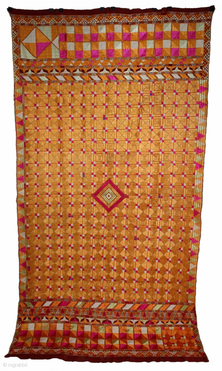 Phulkari From East(Punjab)India Called As Chaurasia Bagh.Rare Design ...