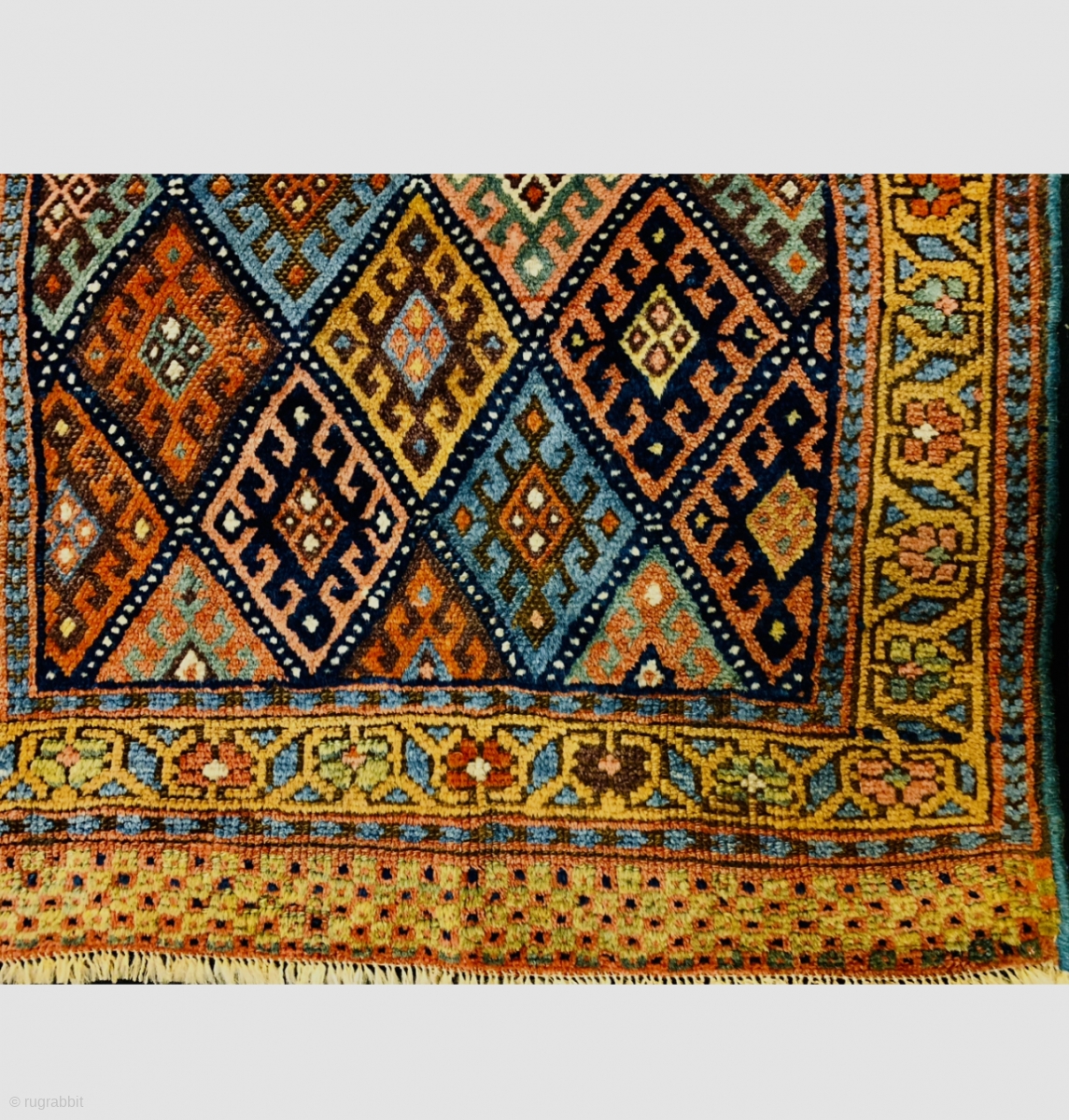 Kurdish Jaf bagface 1880 circa, all good colors and in perfect ...