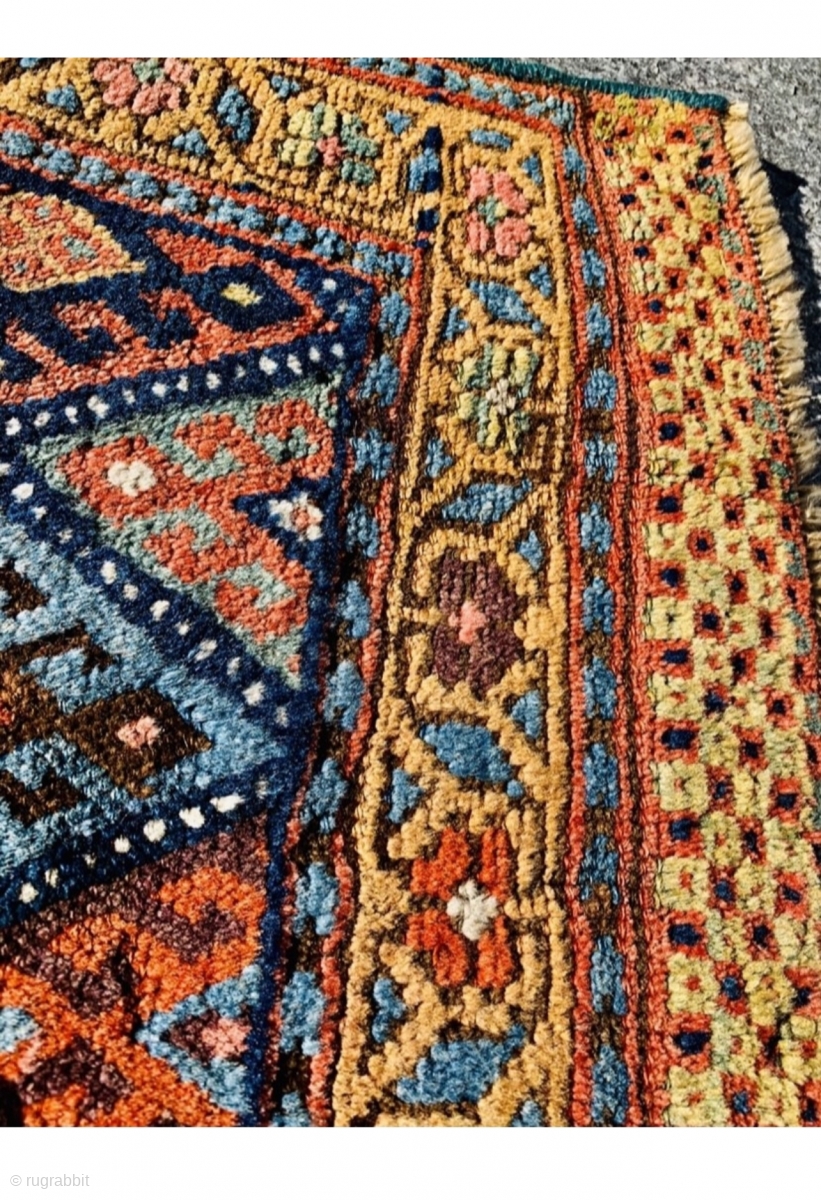 Kurdish Jaf bagface 1880 circa, all good colors and in perfect ...