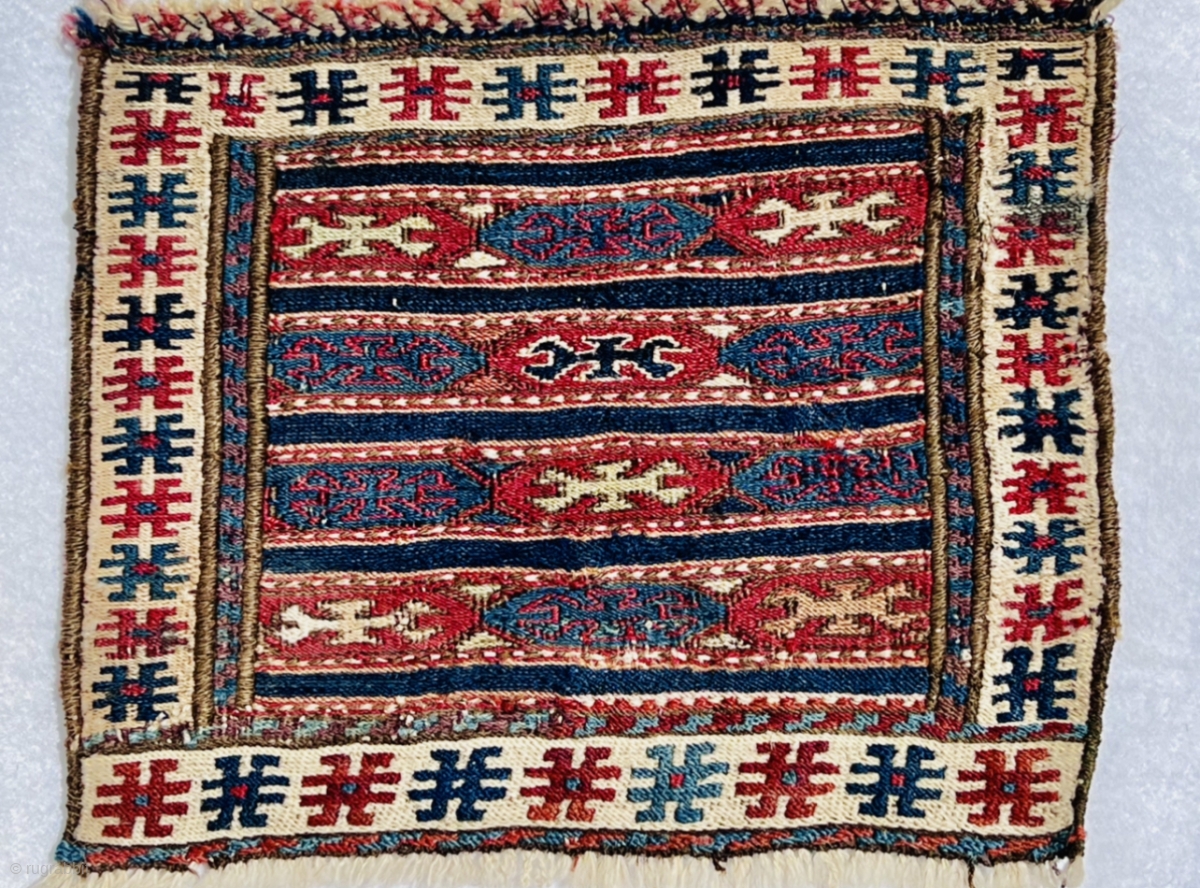 Shahsevan soumac bagface 1870 circa size 25x21cm | rugrabbit.com