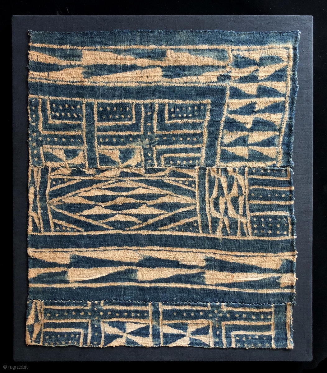 Indigo Blues. Bamileke Ndop cloth fragment, Africa, Cameroon - 20th ...