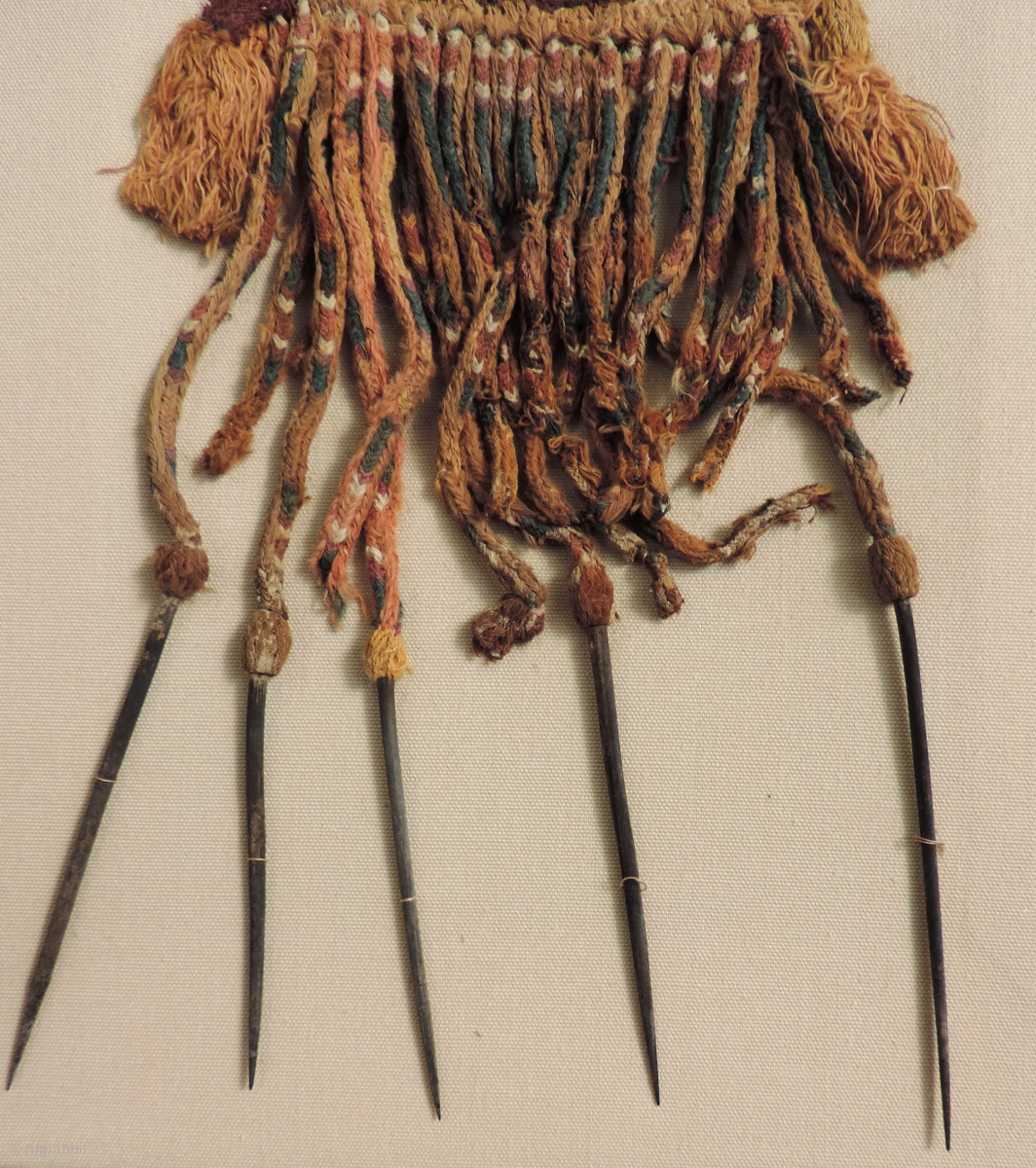 Super cool little Pre-Columbian textile. This rare, graphic piece was ...