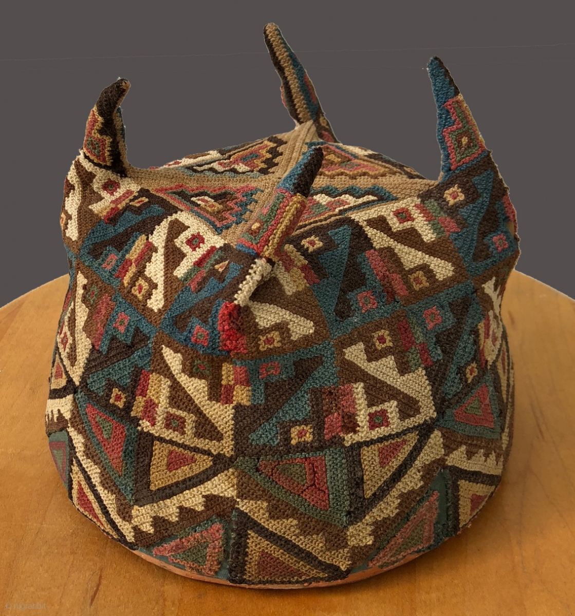 Tiwanaku four cornered hat with a most impressive top section (pictured ...