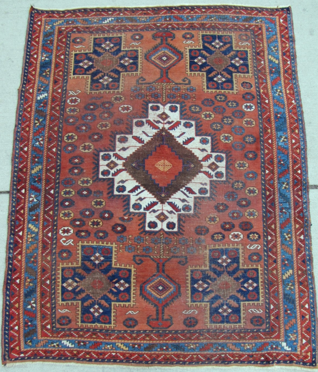Afshar rug - 5'0 x 6'5 ft. - 152 x 192 cm. | rugrabbit.com