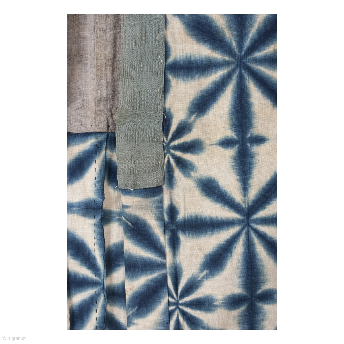 This is a striking shibori dyed han juban, which is often worn ...