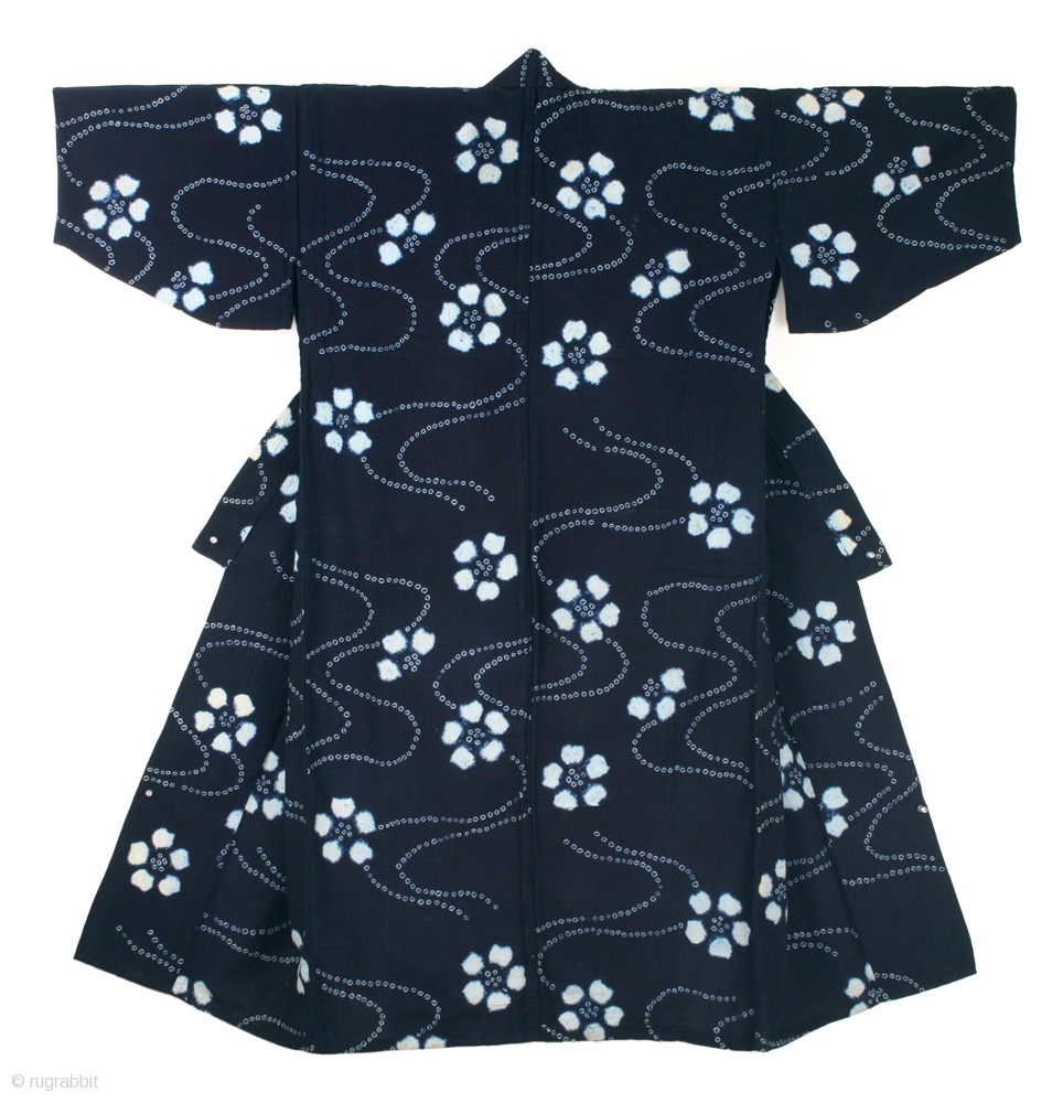 This is a stunning and beautifully constructed long shibori work coat ...